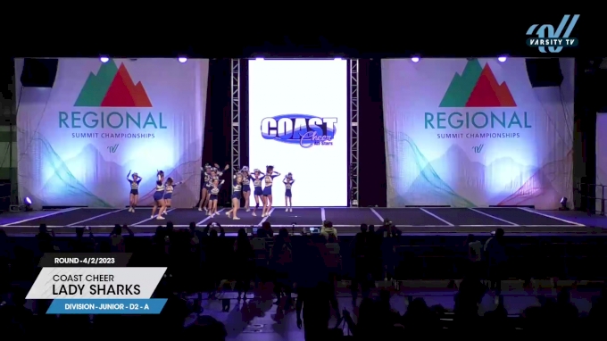 Coast Cheer - Lady Sharks [2023 L2 Junior - D2 - A 4/2/2023] 2023 The ...