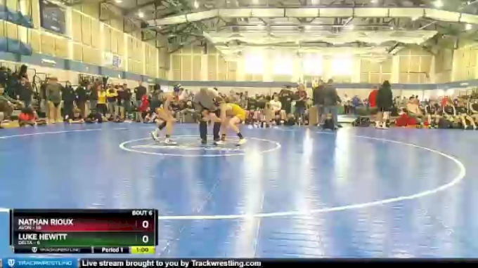 95 lbs Round 3 (4 Team) - Luke Hewitt, Delta vs Nathan Rioux, Avon