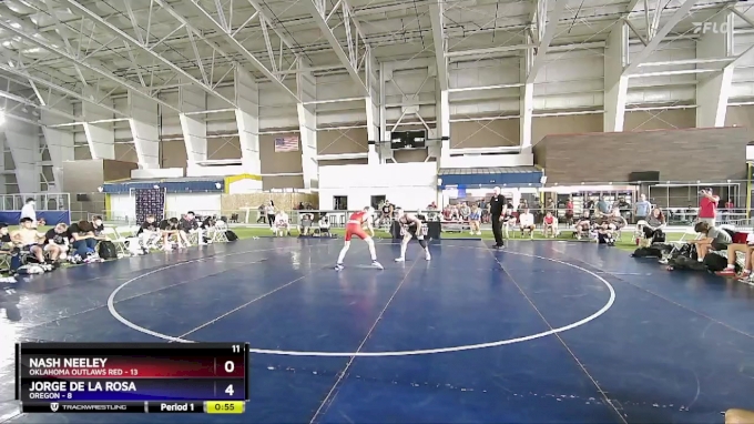 120 lbs Round 5 (6 Team) - Nash Neeley, Oklahoma Outlaws Red vs Jorge ...