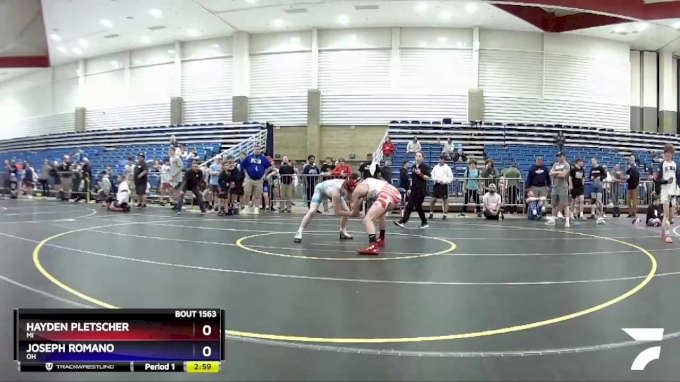 138 lbs Cons. Round 6 - Hayden Pletscher, MI vs Joseph Romano, OH