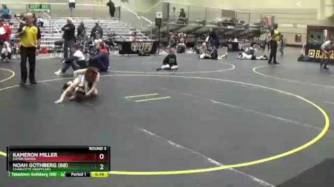 62/68 Round 3 - Kameron Miller, Eaton Rapids vs Noah Gothberg (68 ...