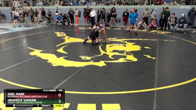 106 lbs Quarterfinal - Axel Mark, Dillingham Wolverine Wrestling Club ...