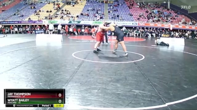 285 lbs Semis (4 Team) - Wyatt Bailey, Ashland vs Jay Thompson ...