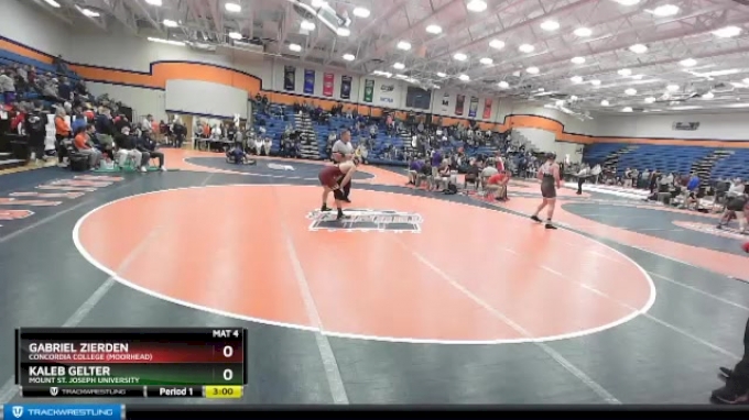 197 lbs Cons. Round 2 - Kaleb Gelter, Mount St. Joseph University vs ...