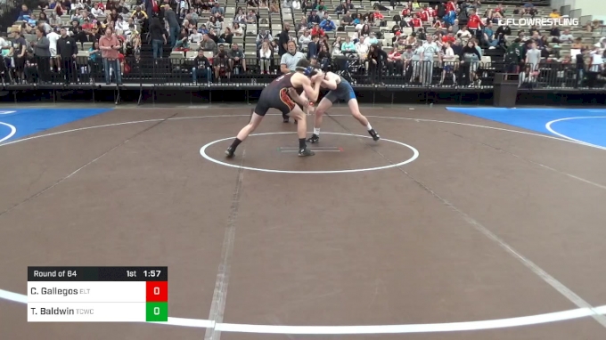 147 lbs Round Of 64 - Christopher Gallegos, Elite Wrestling vs Tommy ...