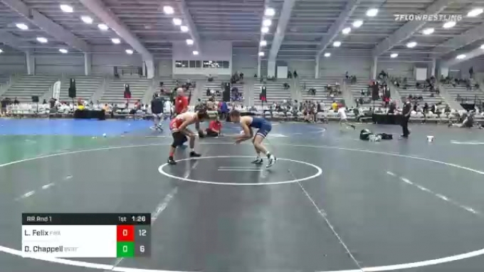 132 lbs Prelims - Luca Felix, Felix Wrestling Academy vs Dylan Chappell ...