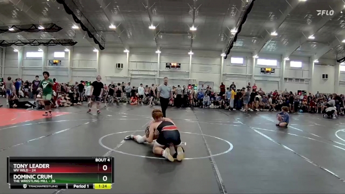 157 lbs Round 2 (4 Team) - Tony Leader, WV Wild vs Dominic Crum, The ...