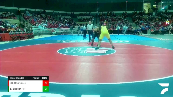 285-4A/3A Cons. Round 3 - Kaden Boone, Laurel vs Elijah Boston, North ...