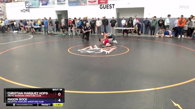 138 lbs Champ. Round 2 - Mason Bock, Soldotna Whalers Wrestling Club vs ...