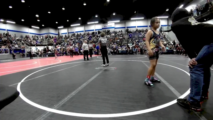 110 lbs Quarterfinal - Ricky Thomas III, OKC Saints Wrestling vs Ayden ...