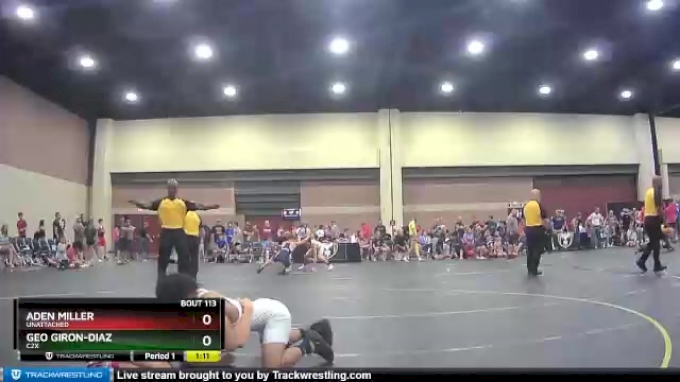 155 lbs Champ. Round 2 - Aden Miller, Unattached vs Geo Giron-Diaz, C2X