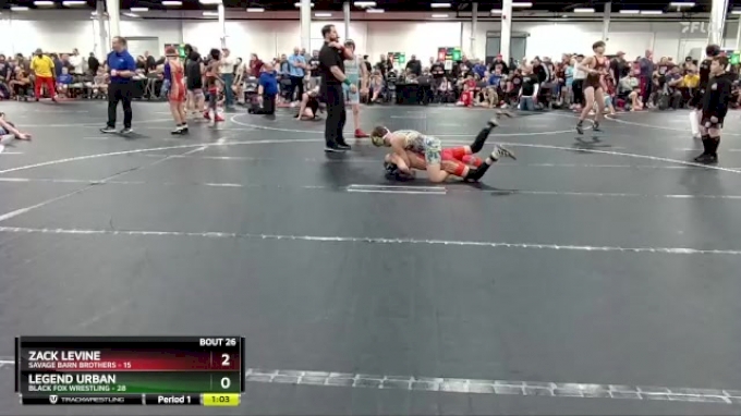 84 lbs Round 7 (8 Team) - Legend Urban, Black Fox Wrestling vs Zack ...