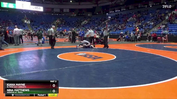 120 lbs Cons. Round 1 - Nina Matthews, Addison (A. Trail) vs Kiana ...