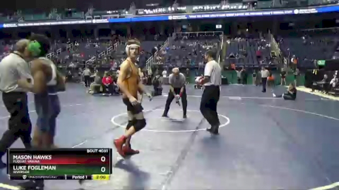 4 lbs Champ. Round 1 - Luke Fogleman, Riverside vs Mason Hawks, Fuquay ...