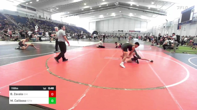 116 lbs Consi Of 8 #1 - Bryan Zavala, Ichiban WC vs Micah Caliboso ...