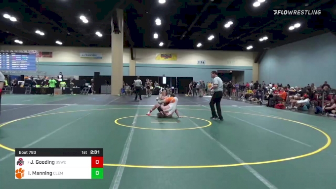 165 lbs Consi Of 8 #1 - Jake Gooding, Ohio State WC vs Isaac Manning ...