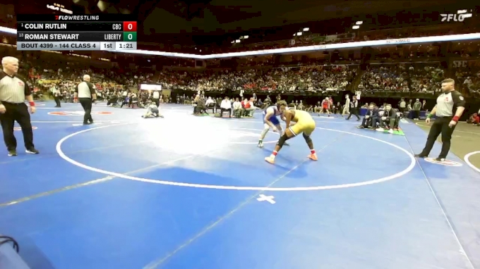 144 Class 4 lbs 1st Place Match - Colin Rutlin, Christian Brothers ...