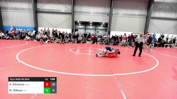 116 lbs Quarterfinal - Anthony DiAndrea, Edge Black vs Michael DiBiase ...