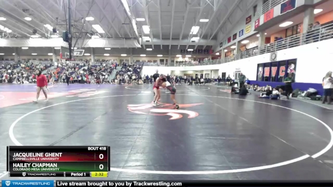 130 lbs Cons. Round 2 - Hailey Chapman, Colorado Mesa University vs ...