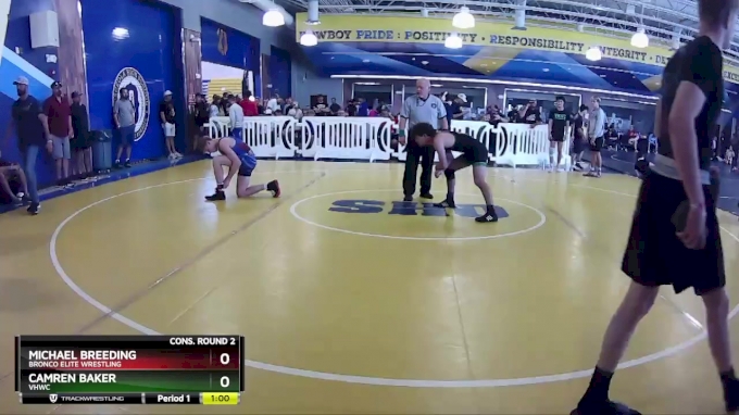138 lbs Cons. Round 2 - Michael Breeding, Bronco Elite Wrestling vs ...