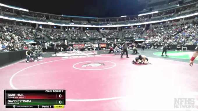 126-4A Cons. Round 3 - Gabe Hall, Thompson Valley vs David Estrada ...