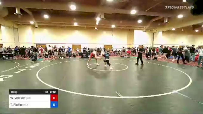 86 kg Round Of 16 - Wyatt Voelker, Big Game Wrestling Club vs Tate ...