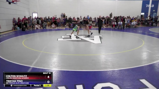 41 lbs Quarterfinal - Colton Schultz, Callan Wrestling Academy vs ...