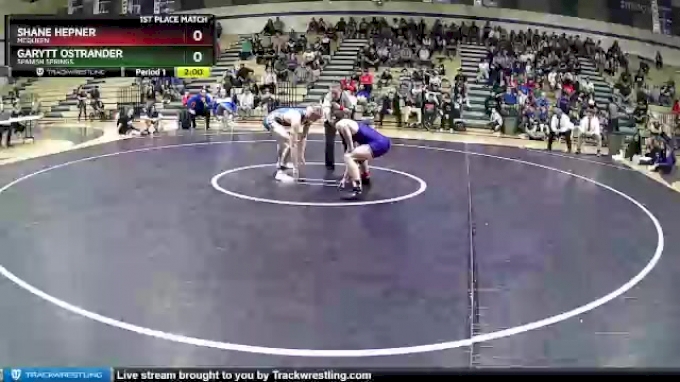 160 lbs 1st Place Match - Shane Hepner, McQueen vs Garytt Ostrander ...