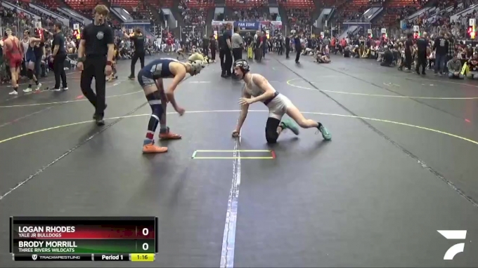 95 lbs Semifinal - Logan Rhodes, Yale Jr Bulldogs vs Brody Morrill ...