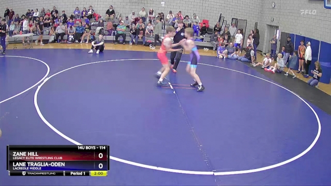 114 lbs Round 1 - Zane Hill, Legacy Elite Wrestling Club vs Lane ...