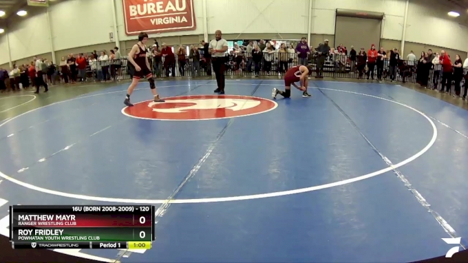 120 lbs Cons. Round 1 - Roy Fridley, Powhatan Youth Wrestling Club vs ...
