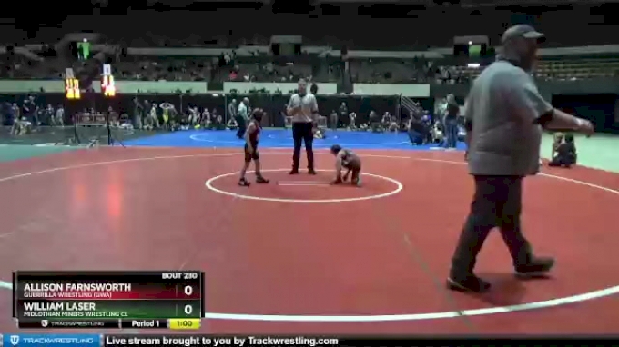 60 lbs Round 2 - Allison Farnsworth, Guerrilla Wrestling (GWA) vs ...