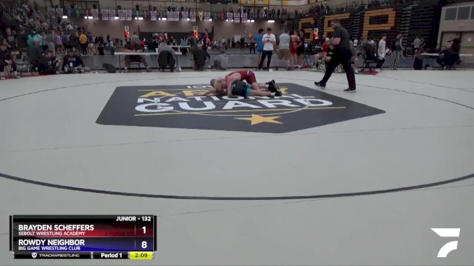 132 lbs Champ. Round 1 - Brayden Scheffers, Sebolt Wrestling Academy vs ...