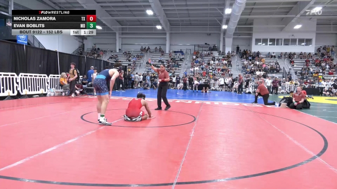 152 lbs Semifinal - Nicholas Zamora, TX vs Evan Boblits, MD