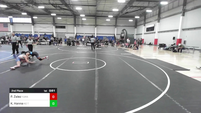 88 lbs 2nd Place - Penelope Zalez, Yuma Elite Wr Ac vs Kaydence Hanna ...