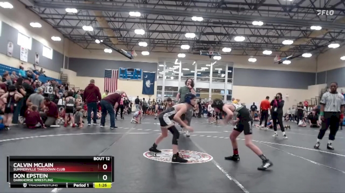 85 lbs Round 1 - Calvin McLain, Summerville Takedown Club vs Don ...