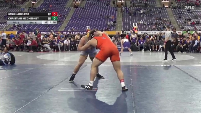 285 lbs Semis & 1st Wrestleback (8 Team) - Christian McChesney, Baldwin ...