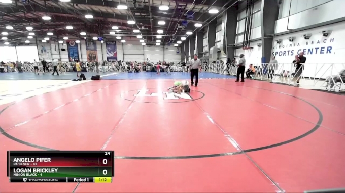 80 lbs Rd# 10- 4:00pm Saturday Final Pool - Angelo Pifer, PA Silver vs ...