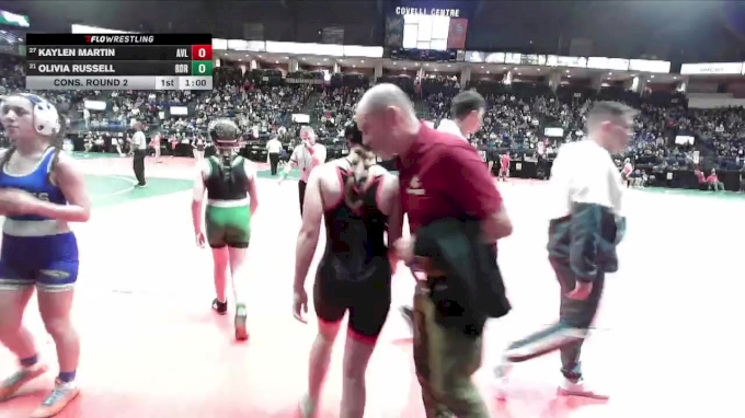 134 lbs Cons. Round 2 - Kaylen Martin, AVL1 vs Olivia Russell, RDR3