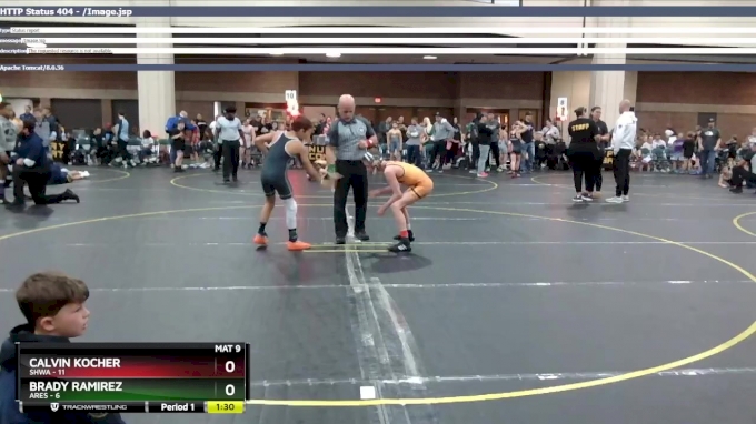 85 lbs Round 3 (4 Team) - Calvin Kocher, SHWA vs Brady Ramirez, Ares