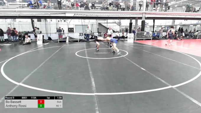113A lbs Semifinal - Bo Bassett, Bishop Mccort vs Anthony Rossi, M2 ...