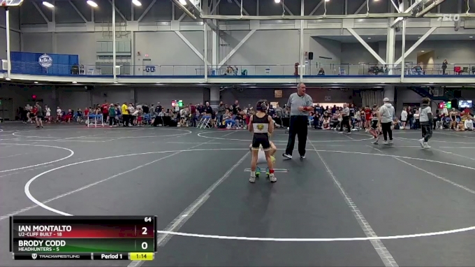 64 lbs Round 3 (8 Team) - Ian Montalto, U2-Cliff Built vs Brody Codd ...