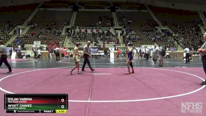 6A 106 lbs 3rd Place Match - Dylan Yarema, Pike Road School vs Wyatt ...