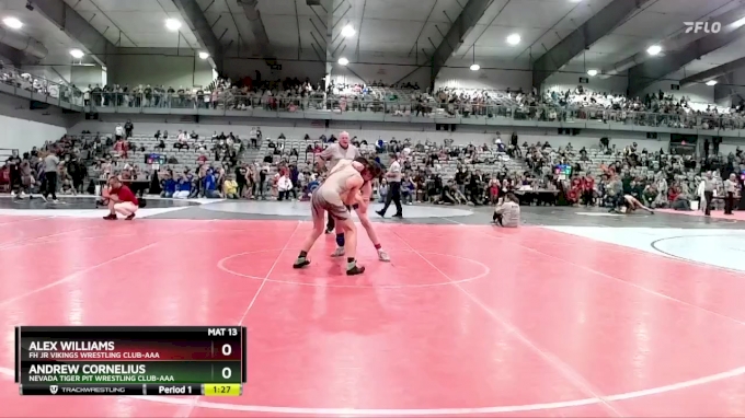 130 lbs Quarterfinal - Andrew Cornelius, Nevada Tiger Pit Wrestling ...