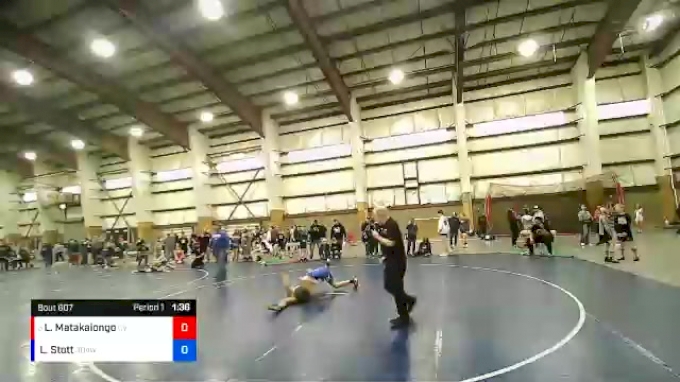 110 lbs Semifinal - Limoni Matakaiongo, Canyon View vs Luke Stott, Sons ...