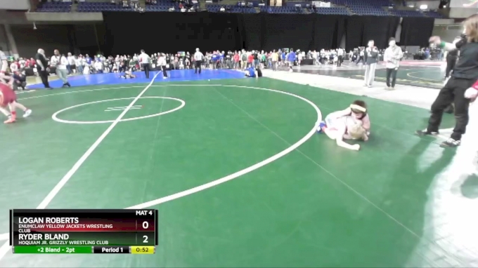 70 lbs Cons. Round 3 - Ryder Bland, Hoquiam Jr. Grizzly Wrestling Club ...
