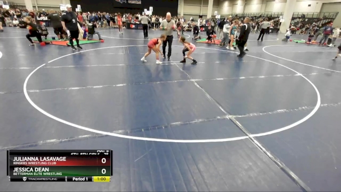 75 lbs Cons. Semi - Jessica Dean, Betterman Elite Wrestling vs Julianna ...