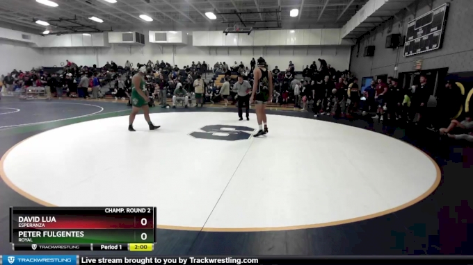 220 lbs Champ. Round 2 - Peter Fulgentes, Royal vs David Lua, Esperanza