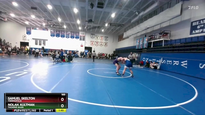 165 lbs Champ. Round 2 - Samuel Skelton, Thermopolis vs Nolan Aultman ...