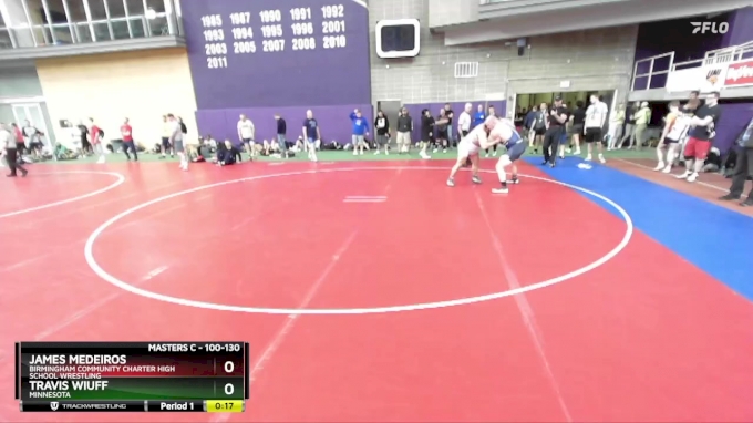 100-130 lbs Round 2 - Travis Wiuff, Minnesota vs James Medeiros ...